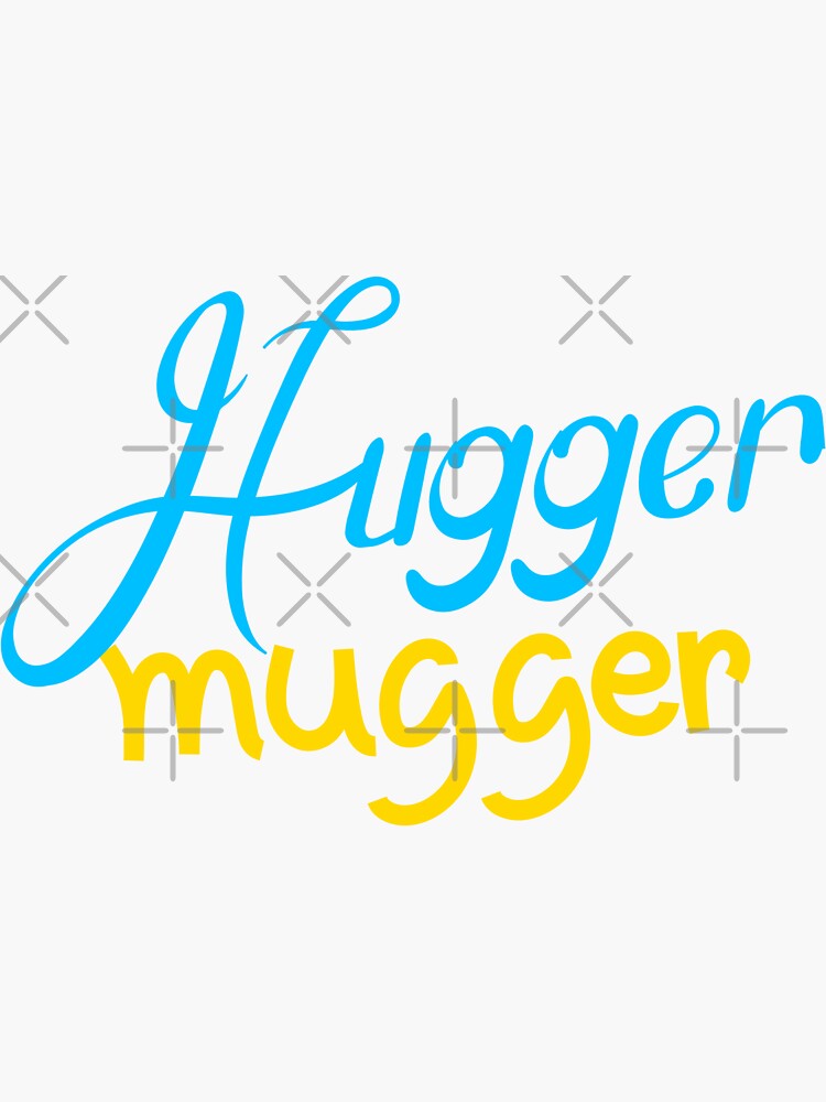 "Hugger-mugger, Funny Cool Best color art" Sticker for Sale by ...