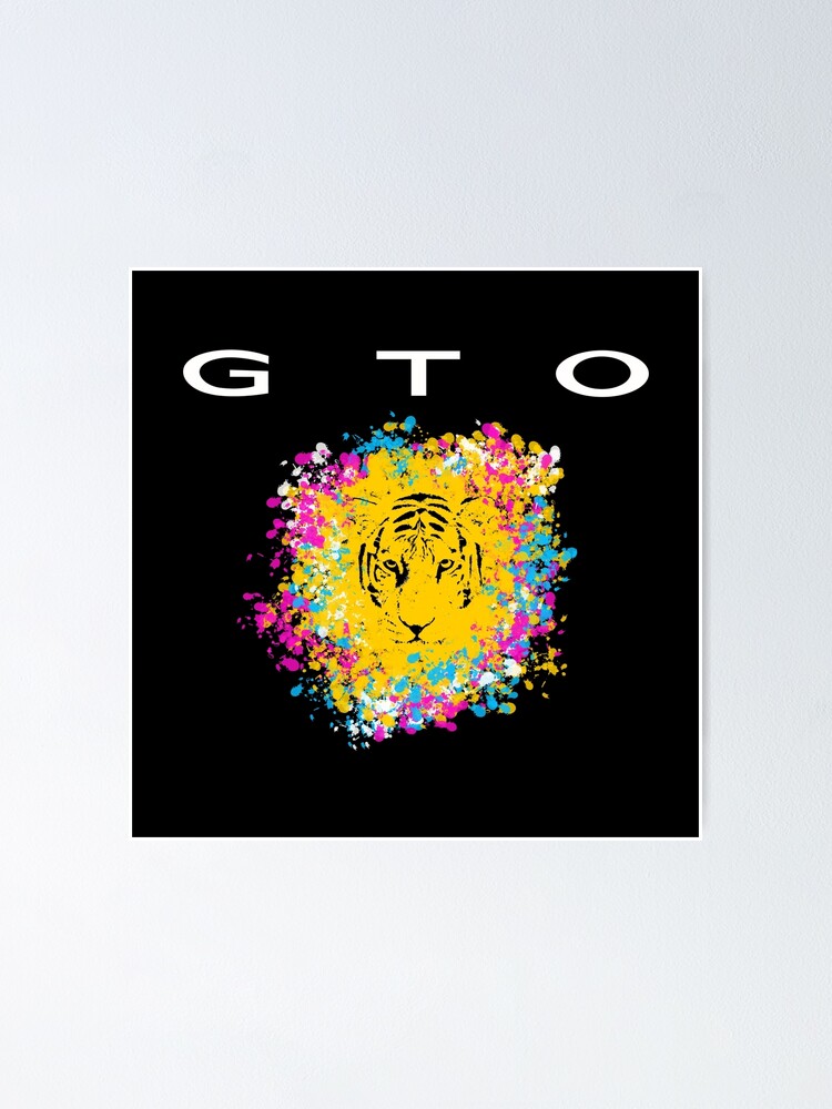 "Pontiac GTO - Tiger Face" Poster for Sale by earthangel777 | Redbubble