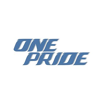 "One Pride" Sticker for Sale by sabinako | Redbubble
