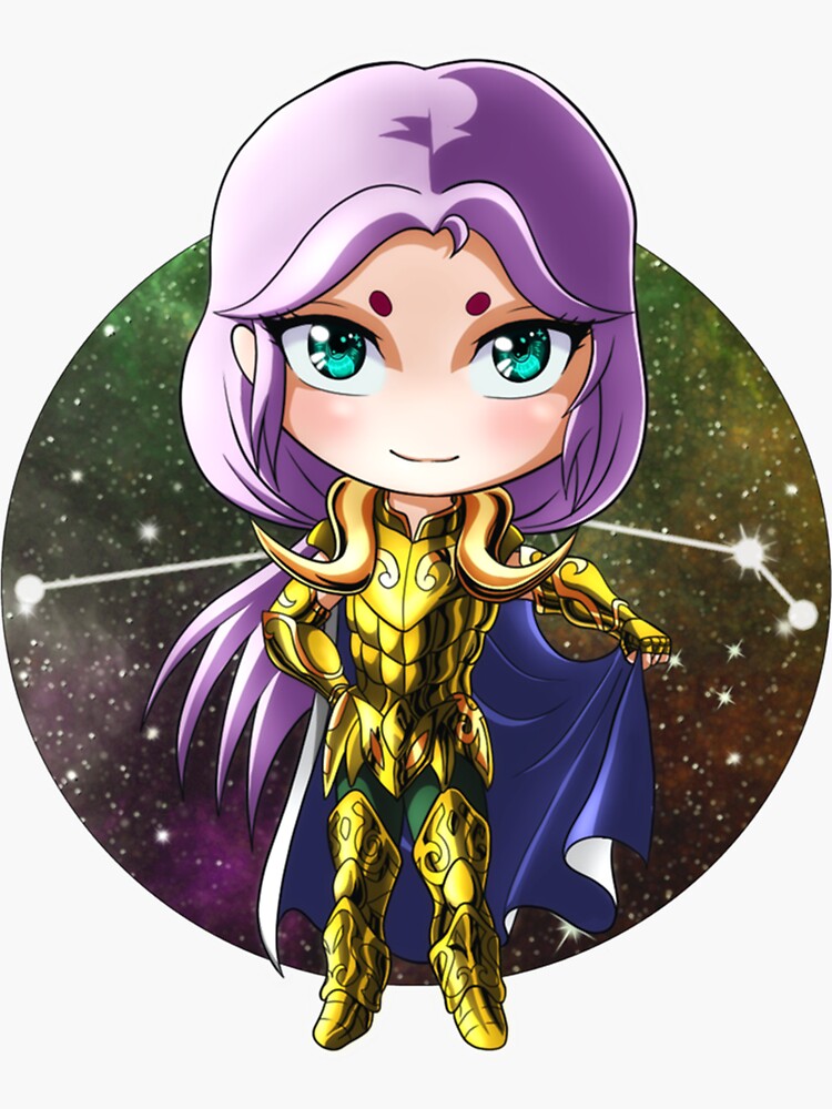 "Dohko libra Chibi" Sticker for Sale by zellaminanm | Redbubble