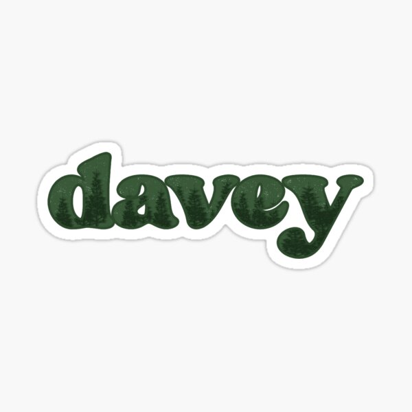 "redacted asmr: davey" Sticker for Sale by teaandcardigans | Redbubble