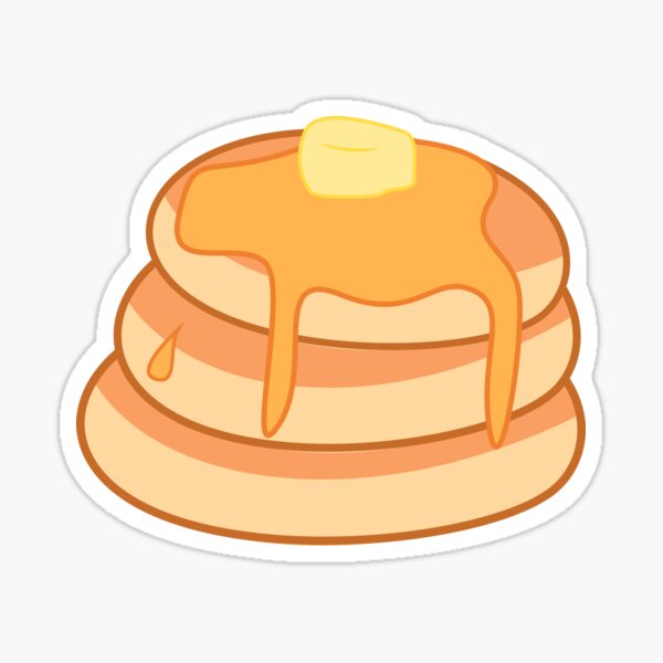 "Cute Pancake" Sticker for Sale by itsursa | Redbubble