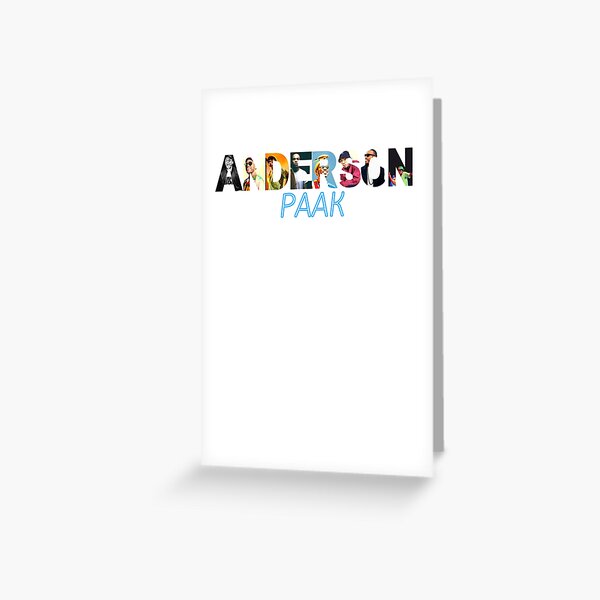 "Anderson Paak t shirt | Anderson Paak sticker" Greeting Card for Sale ...