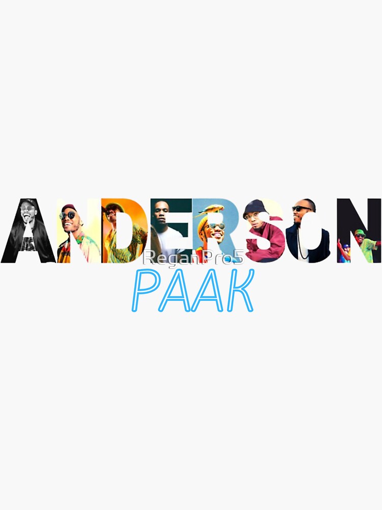 "Anderson Paak t shirt | Anderson Paak sticker" Sticker for Sale by ...