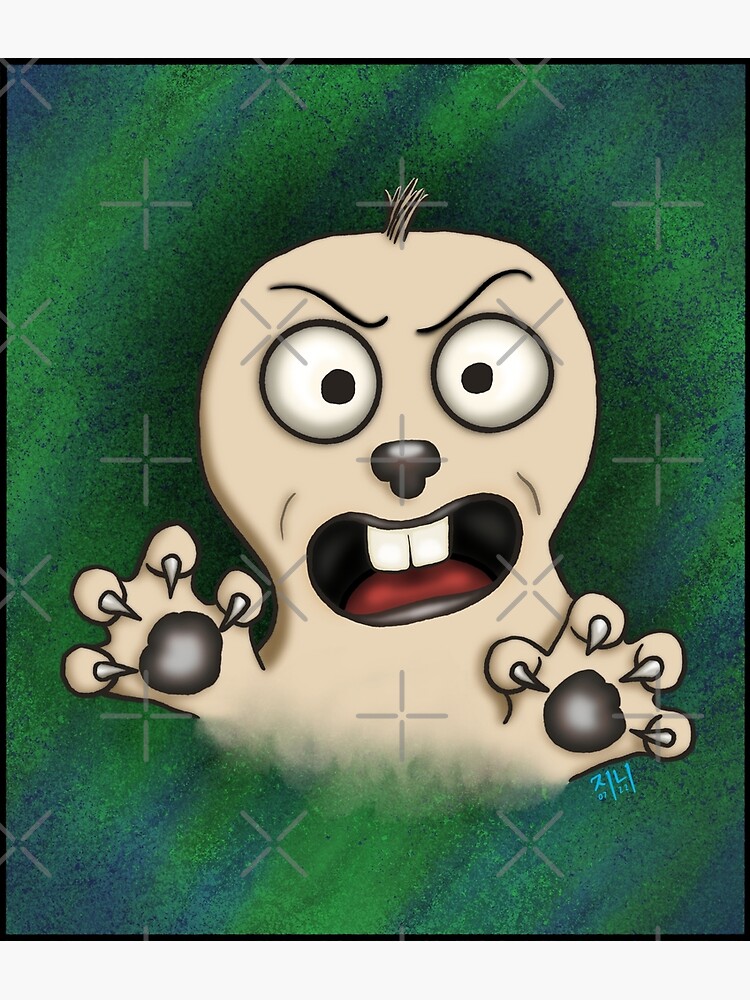 "Bill the Rabid Gopher" Art Print for Sale by j214coffee | Redbubble