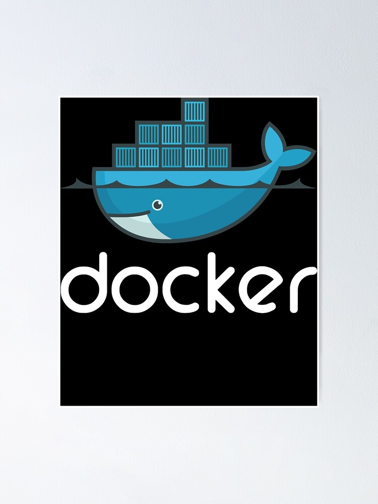 "Docker Logo " Poster for Sale by AayanWa | Redbubble