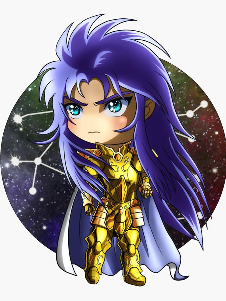 "Dohko libra Chibi" Sticker for Sale by zellaminanm | Redbubble