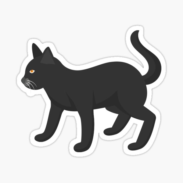 "The dodgy cat" Sticker for Sale by ivissivi | Redbubble