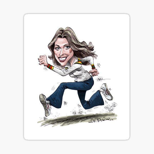 "Bio Woman" Sticker for Sale by IanBakerToons | Redbubble