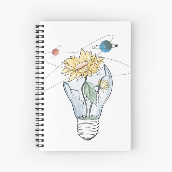 "Cracked bulb sunflower abstract minimal tattoo art idea filament bulb ...