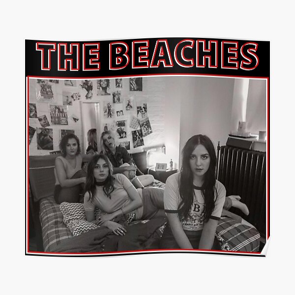 "THE BEACHES BAND" Poster for Sale by PatrickPaucek | Redbubble