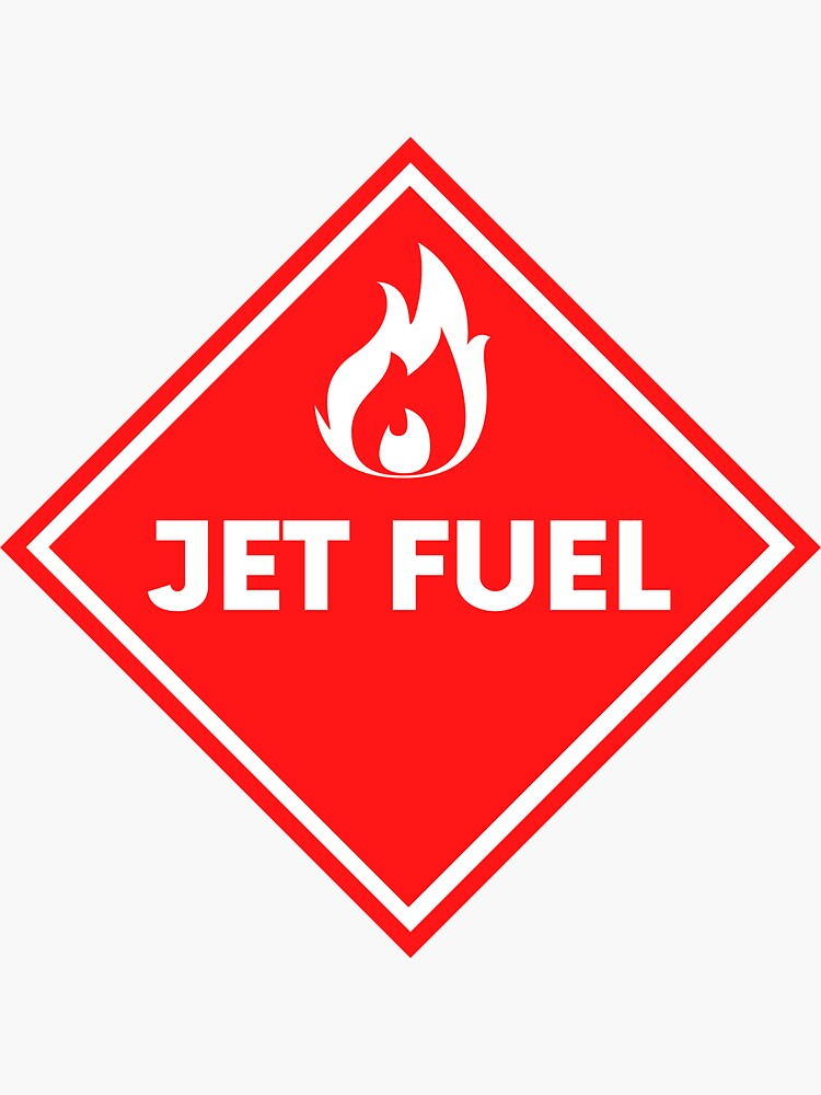 "Jet Fuel 2" Sticker for Sale by flight-apparel | Redbubble