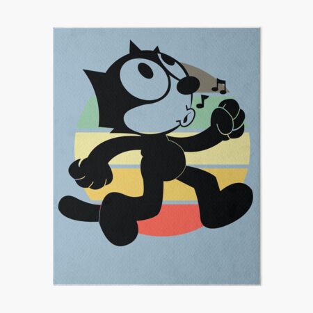 "Mascot Firstly Leggy Felix The Cat Classic Fans" Art Board Print for ...