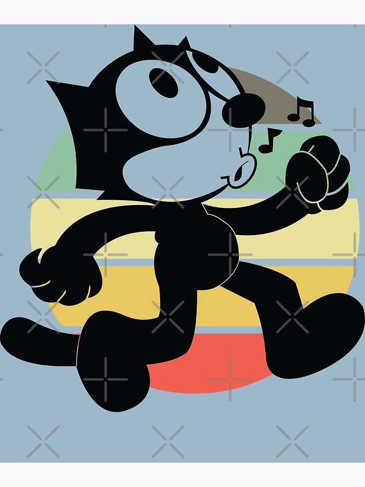 "Mascot Firstly Leggy Felix The Cat Classic Fans" Poster for Sale by ...