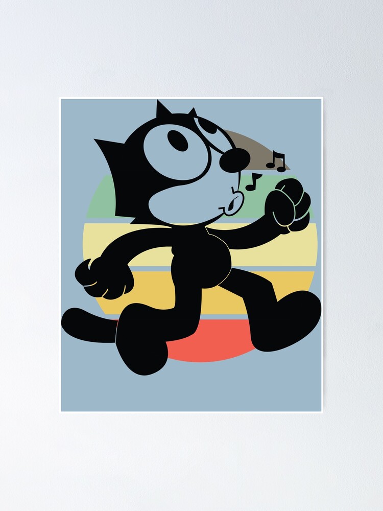 "Mascot Firstly Leggy Felix The Cat Classic Fans" Poster for Sale by ...
