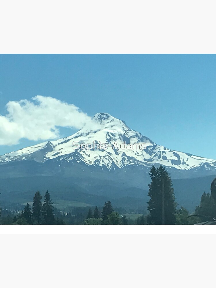"Mount Hood" Sticker for Sale by Sophia-Adams | Redbubble