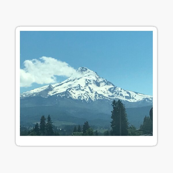 "Mount Hood" Sticker for Sale by Sophia-Adams | Redbubble