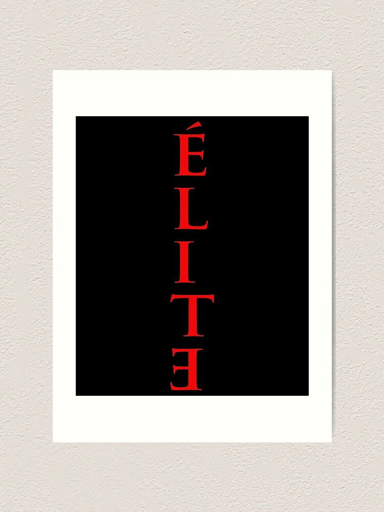 "Elite netflix Logo" Art Print for Sale by AlfiyaDejo | Redbubble