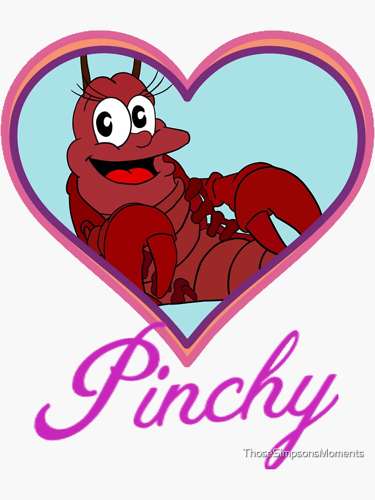 "Pinchy the Lobster" Sticker for Sale by TadHappyGilmore | Redbubble
