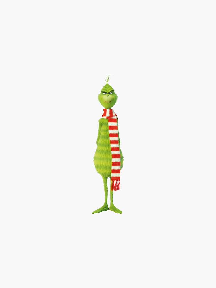 "Standing Grinch." Sticker for Sale by Denislov | Redbubble