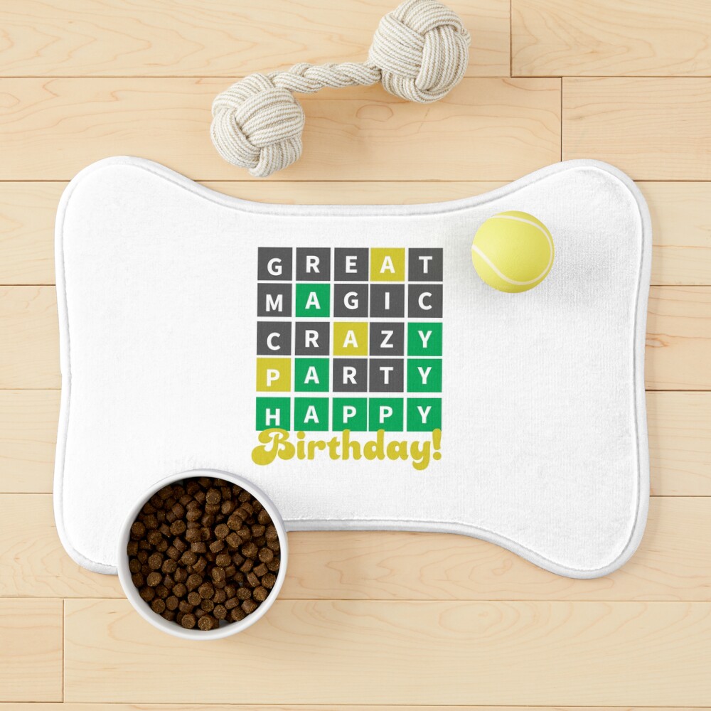 "Wordle Inspired Happy Birthday Card , Happy Friendship Day Emoji,Happy ...