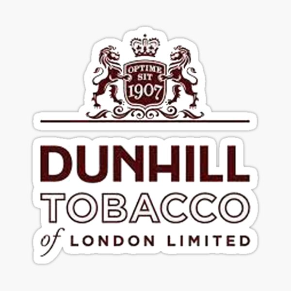 "Dunhill cigarettes" Sticker for Sale by Chateret | Redbubble
