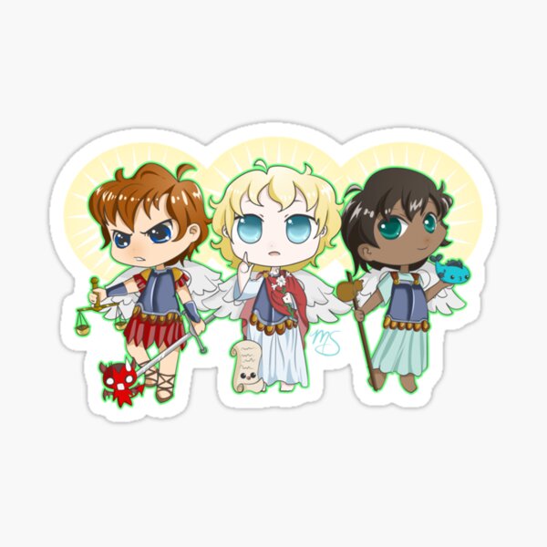 "Dohko libra Chibi" Sticker for Sale by zellaminanm | Redbubble