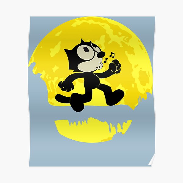 "Mascot Firstly Leggy Felix The Cat Graphic Gift" Poster for Sale by ...