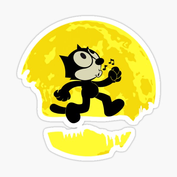 "Mascot Firstly Leggy Felix The Cat Graphic Gift" Sticker for Sale by ...