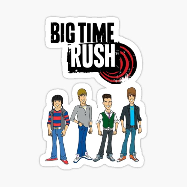 "Big Time Rush " Sticker for Sale by LancelotGriffin | Redbubble