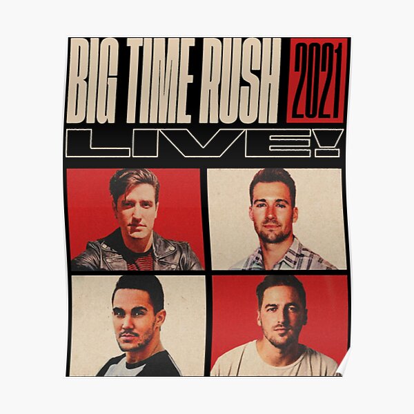 Póster «Big Time Rush BTR Big Time Rush BTR» de LancelotGriffin | Redbubble