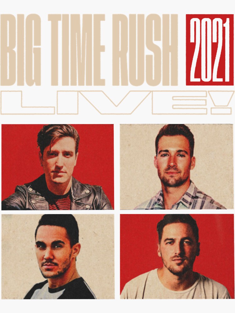 "Big time Rush BTR Big time Rush BTR " Sticker for Sale by ...