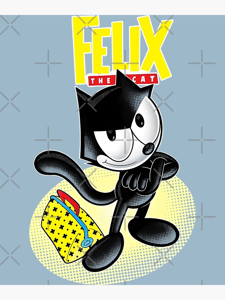 "Mascot Firstly Leggy Felix The Cat Retro" Poster for Sale by ...