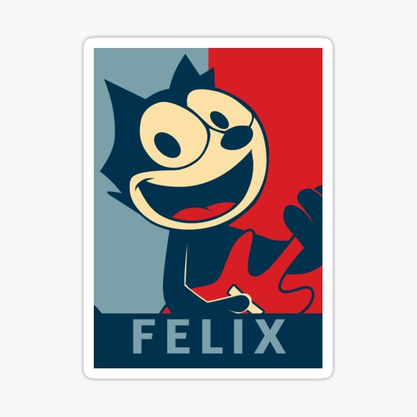 "Mascot Firstly Leggy Felix The Cat Strong" Sticker for Sale by ...