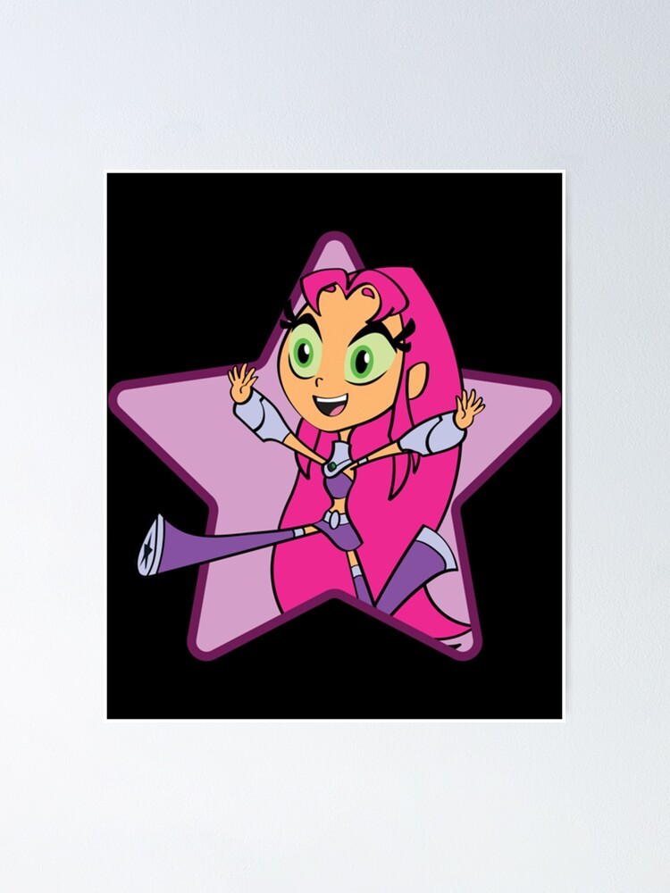 "Starfire is happy " Poster for Sale by LuluMackDes1 | Redbubble