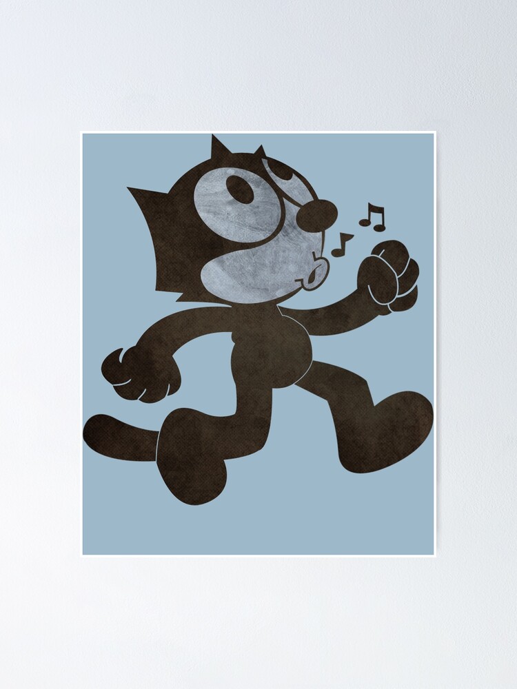 "Mascot Firstly Leggy Felix The Cat Vintage Retro" Poster for Sale by ...