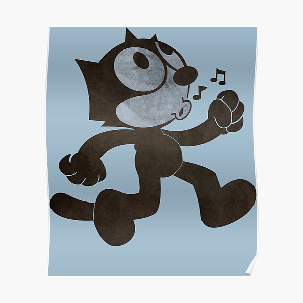 "Mascot Firstly Leggy Felix The Cat Vintage Retro" Poster for Sale by ...