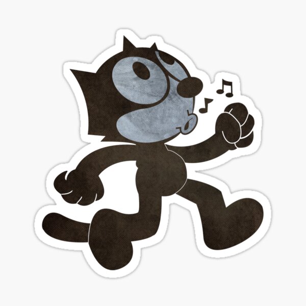 "Mascot Firstly Leggy Felix The Cat Vintage Retro" Sticker for Sale by ...