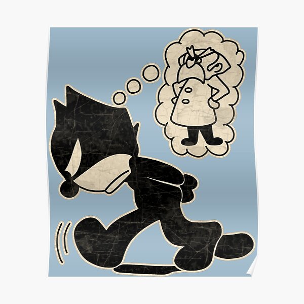 "Mascot Firstly Leggy Felix The Cat Vintage" Poster for Sale by ...
