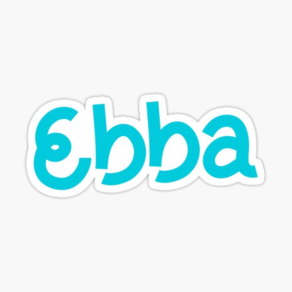 "Ebba, Funny Cool Best color art" Sticker for Sale by artdragongift ...