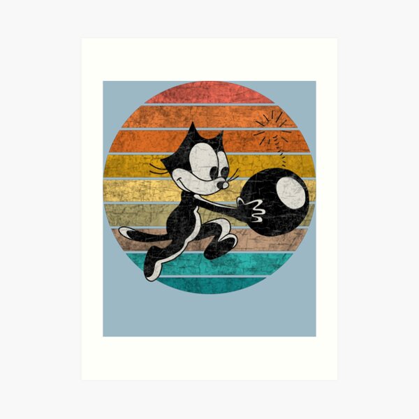 "Mascot Firstly Leggy Felix The Cat With Bomb Gift For Fans" Art Print ...