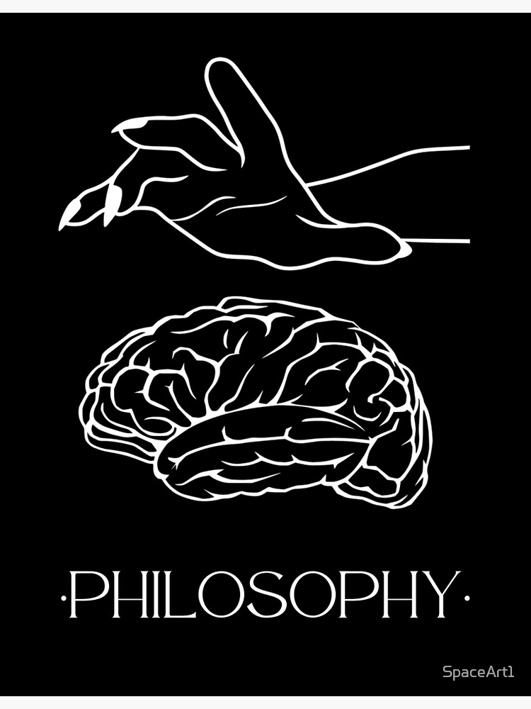 "Philosophy Brain " Poster for Sale by SpaceArt1 | Redbubble