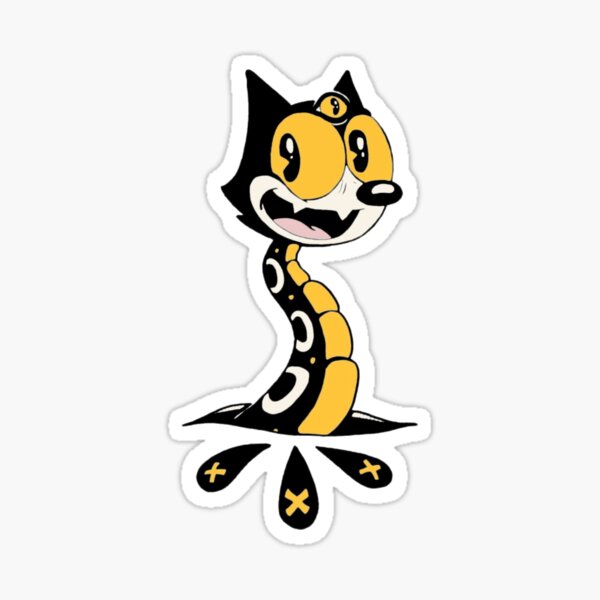 "Mascot Firstly Leggy Felix The Snake Gifts Music Fans" Sticker for ...