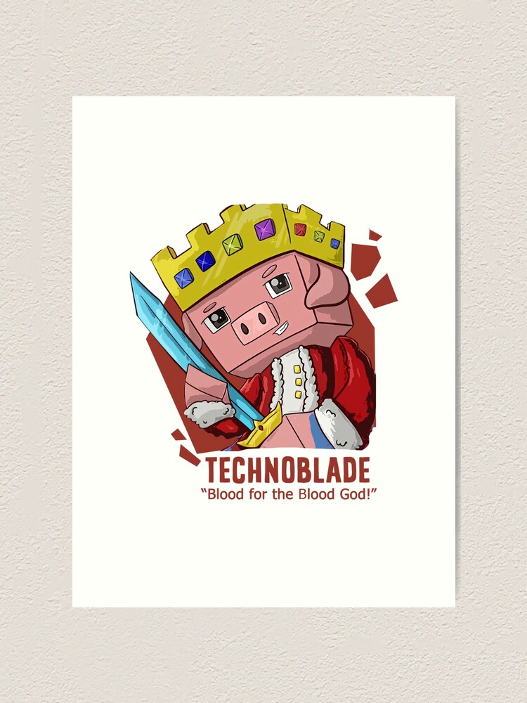 "Technoblade Never Dies n Technoblade Never Dies" Art Print for Sale by ...