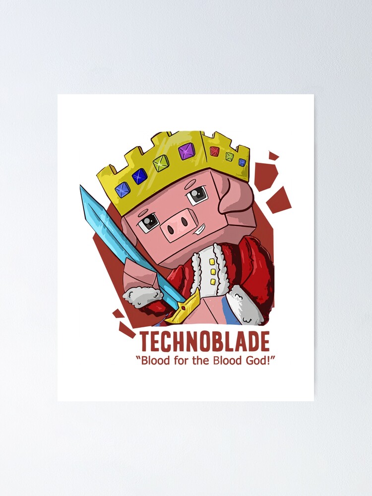 "Technoblade Never Dies n Technoblade Never Dies" Poster for Sale by ...