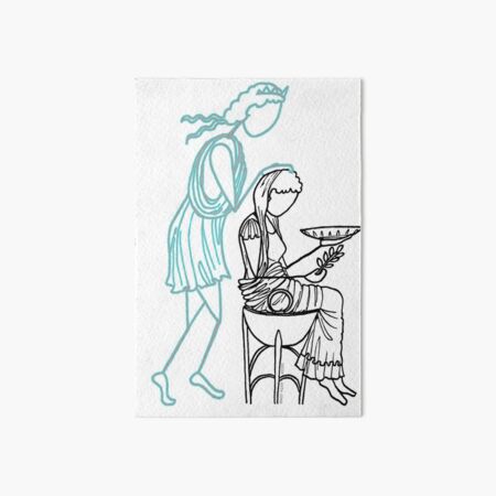 "GREEK MYTH COMIX - Pythia at Delphi" Art Board Print for Sale by ...