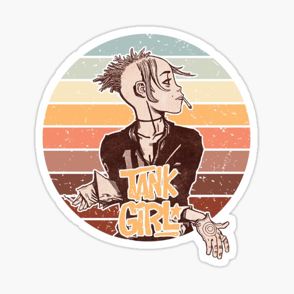 "Tank Girl" Sticker for Sale by Trilanmake | Redbubble