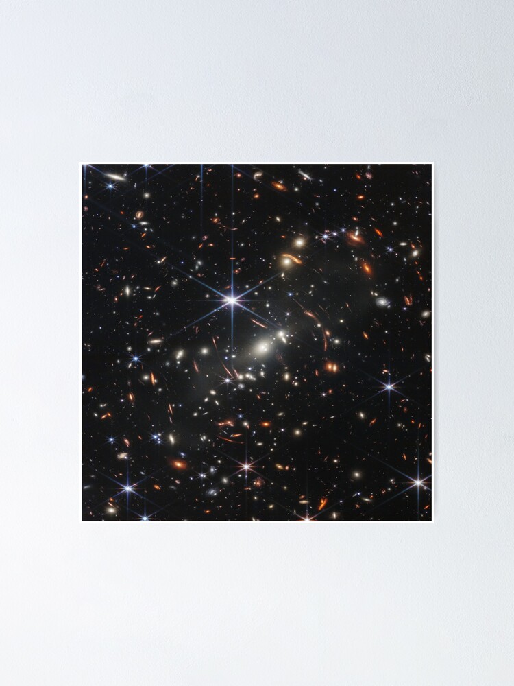 Póster «Cúmulo de galaxias JWST de la NASA SMACS 0723, conocido como la ...