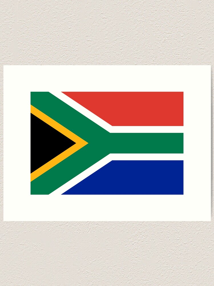 "South African Springboks Flag" Art Print by deanworld | Redbubble
