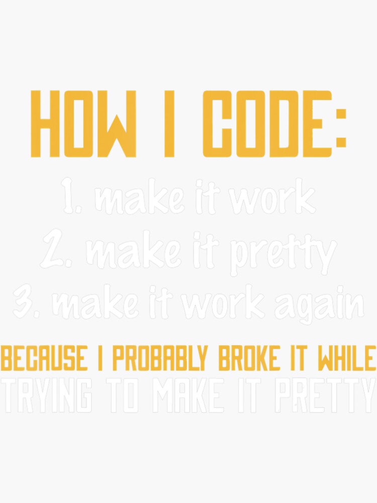 Programmer Coder Developer Programming Coding Sticker For Sale By Zingoi Redbubble